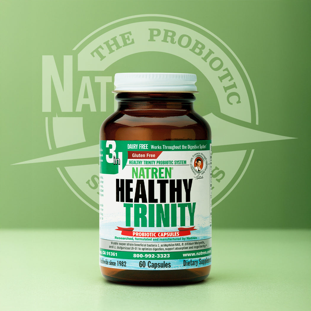 Natren Healthy Trinity, Multi-Probiotic Capsules, Vegan