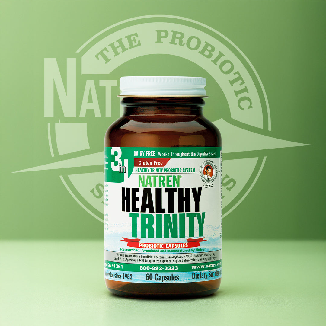 Natren Healthy Trinity, Multi-Probiotic Capsules, Vegan