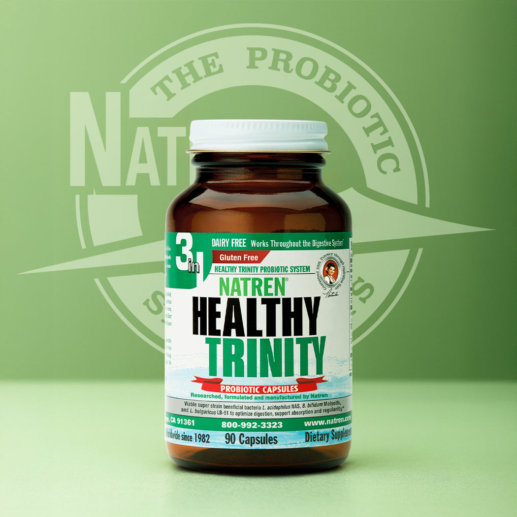Natren Healthy Trinity, Multi-Probiotic Capsules, Vegan