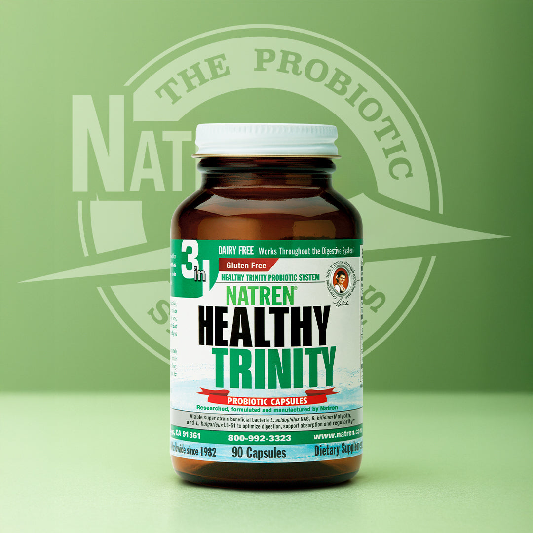 Natren Healthy Trinity, Multi-Probiotic Capsules, Vegan