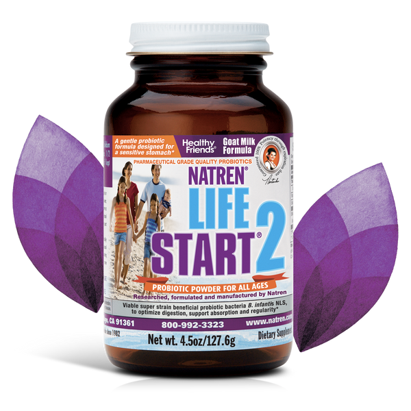 Natren Life Start 2, Probiotic Powder, Gentle Goat's Milk Formula, All Ages