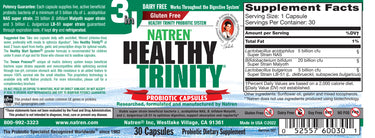 Natren Healthy Trinity, Multi-Probiotic Capsules, Vegan